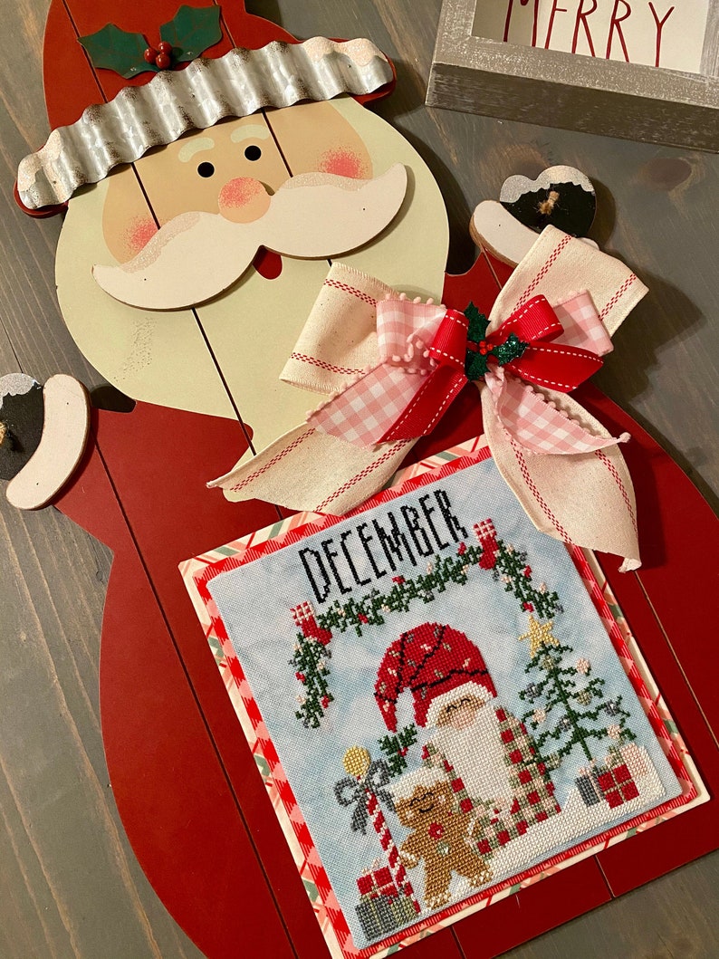 December Gnome Cross Stitch PDF Pattern - Etsy Canada