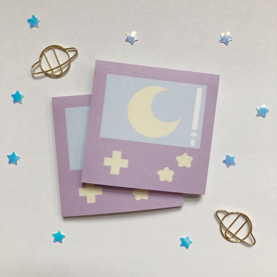 Video Game Post It Notes Sticky Notes Dreamy Space - Etsy