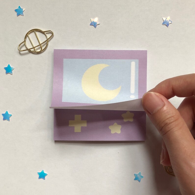 Video Game Post It Notes Sticky Notes Dreamy Space - Etsy