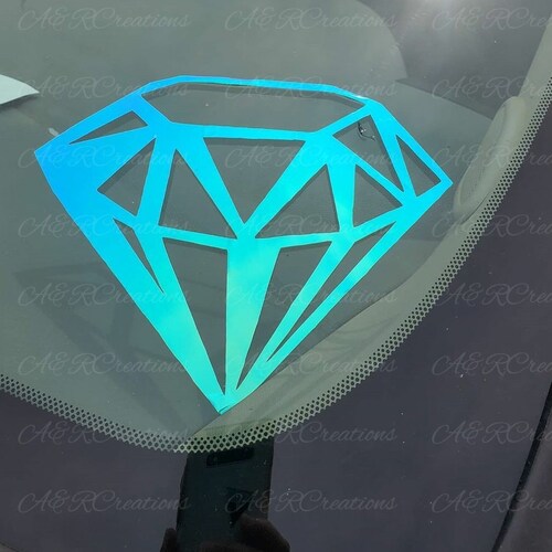 Diamond Decal Diamond Sticker Diamond Bling Decal Car - Etsy