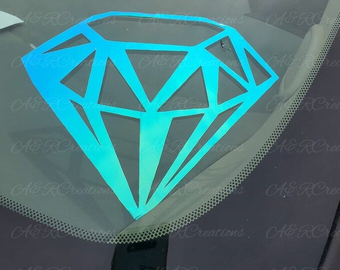 Diamond Vinyl Decal Sticker - Etsy