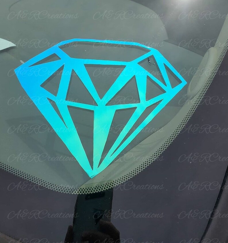 Diamond Vinyl Decal Sticker - Etsy