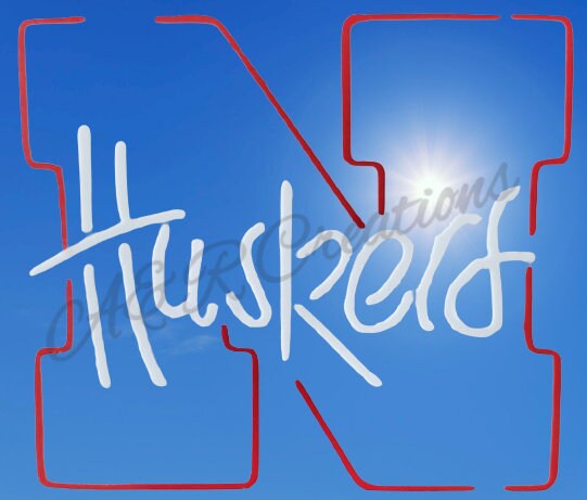 NE Huskers Window/car/sign Vinyl Decal - Etsy