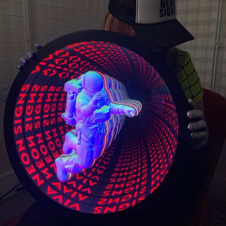 INFINITY MIRROR Custom Neon SIGN Led Neon Sign Neon Mirror - Etsy