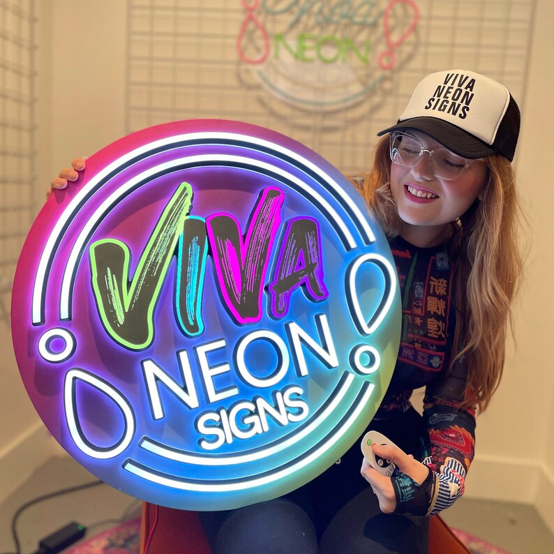 NEON Light SIGN, CUSTOM Neon Sign, 3d Acrylic Sign, Business Logo Sign ...