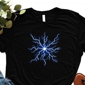 Lightning T Shirt Lightning Thunder Shirt Lightning Bolt - Etsy