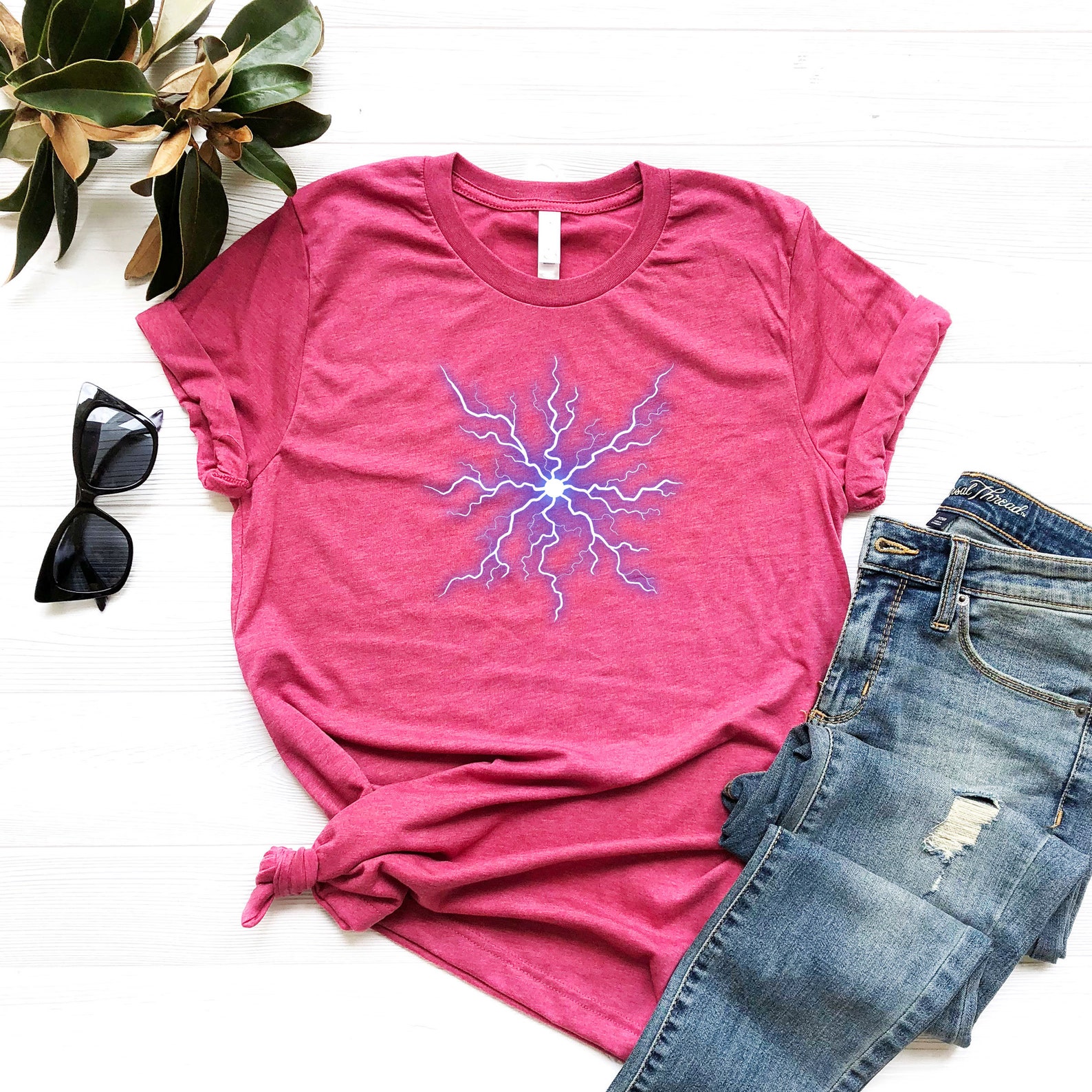 Lightning T Shirt Lightning Thunder Shirt Lightning Bolt - Etsy