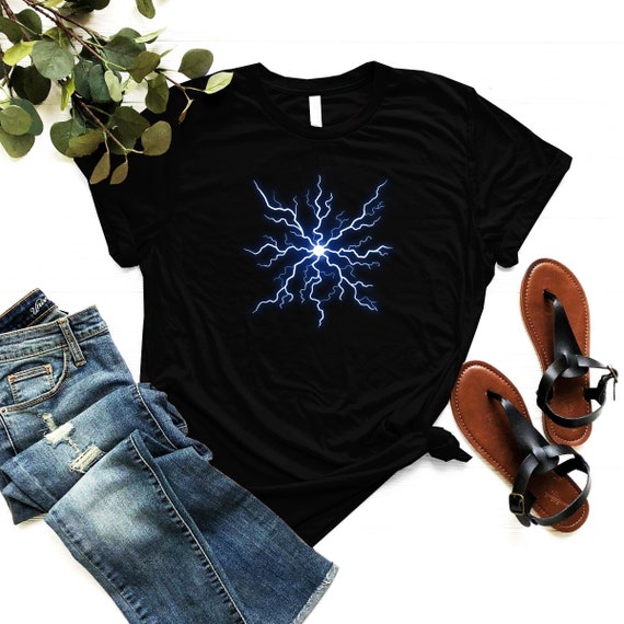 Lightning T Shirt Lightning Thunder Shirt Lightning Bolt - Etsy