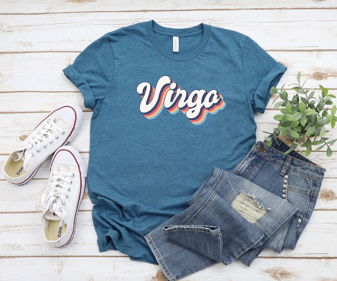Virgo Shirt Vintage T Shirt Zodiac Sign Tee Virgo Comfort Horoscope