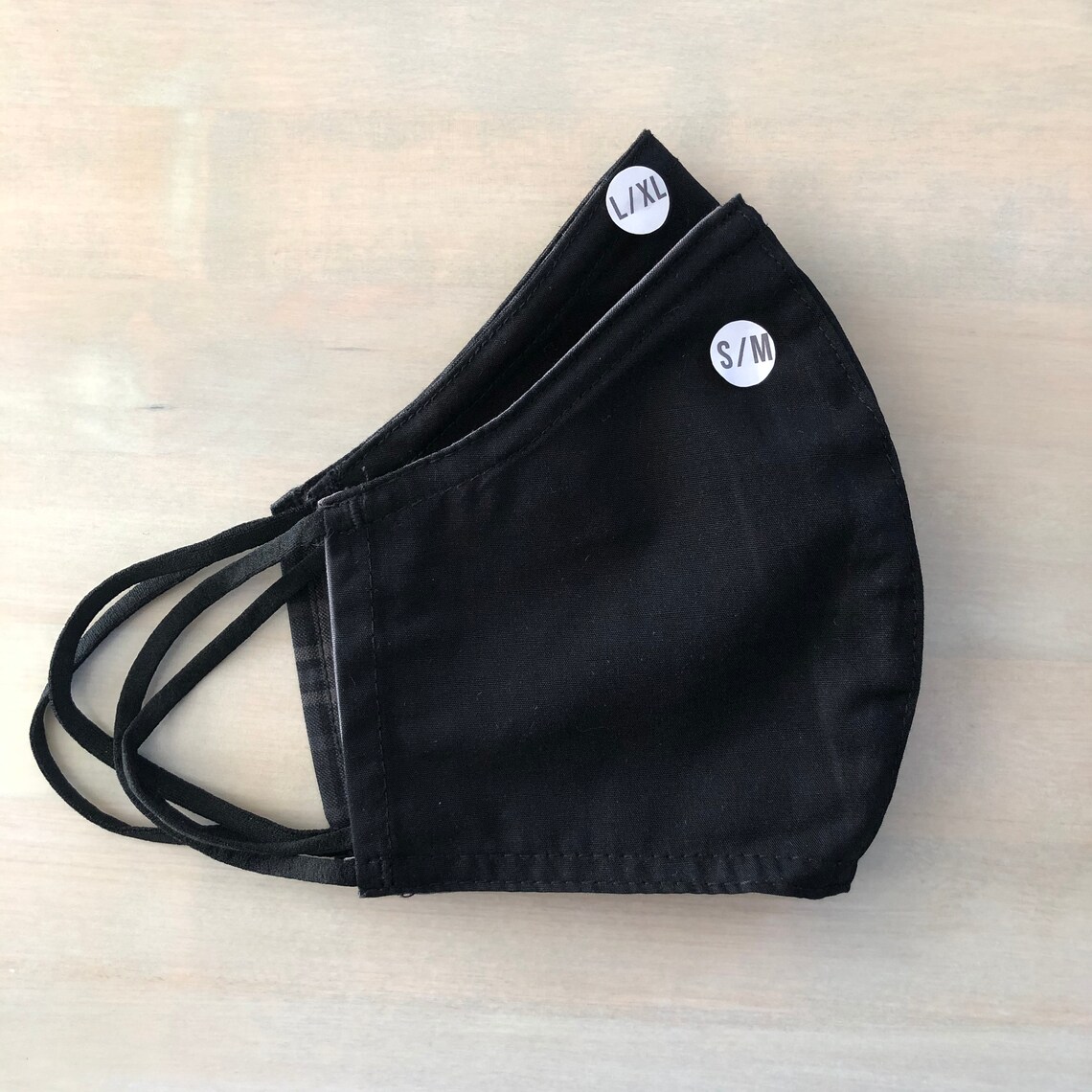 The Mask Goes Over the Nose Face Maskface Covering Two Layers | Etsy