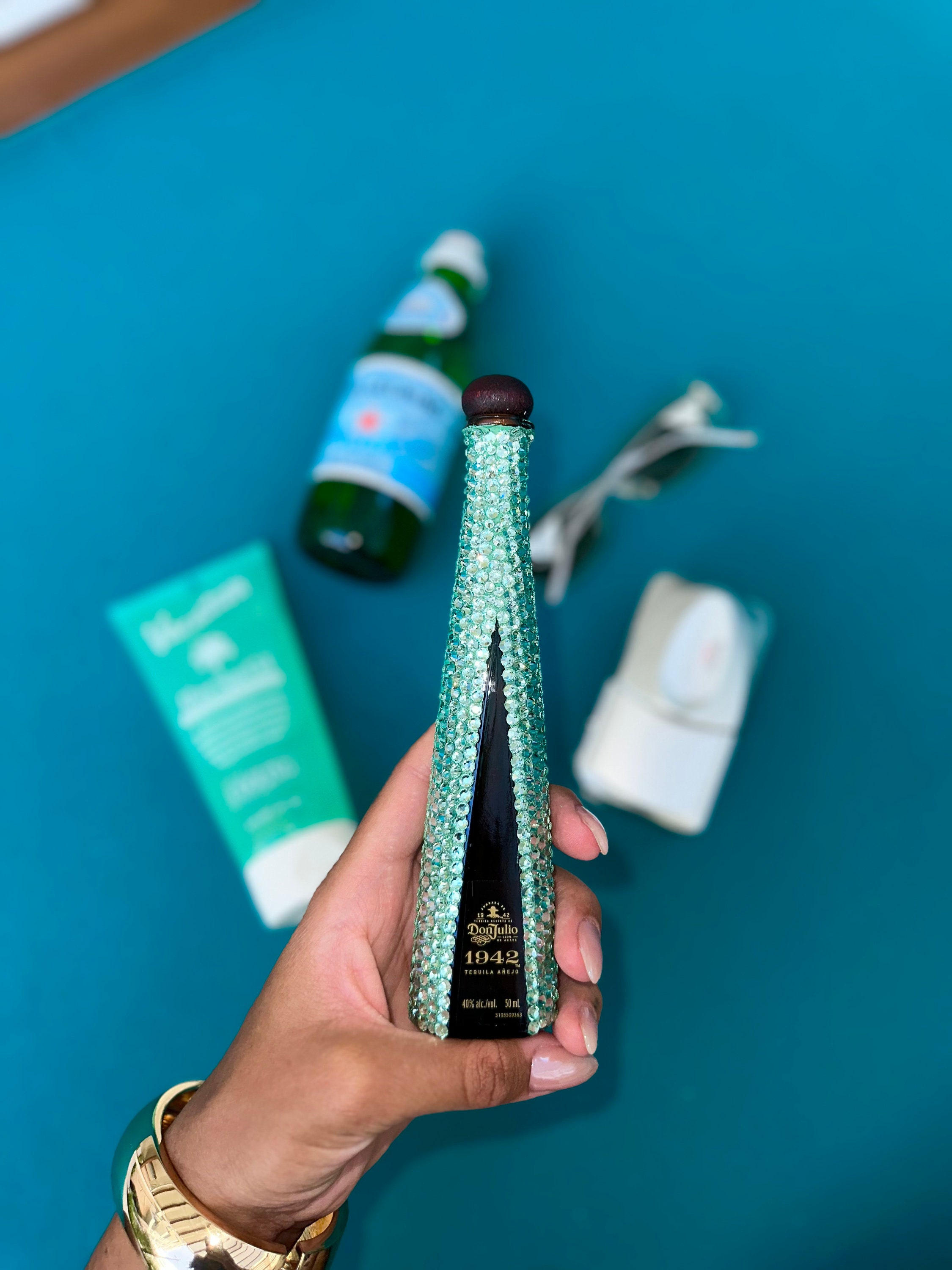 Mini 1942 Bedazzled Bottles - Etsy