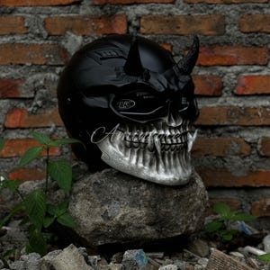 Custom Skull Vampire Motorcycle Helmet DOT and ECE Approved - Etsy