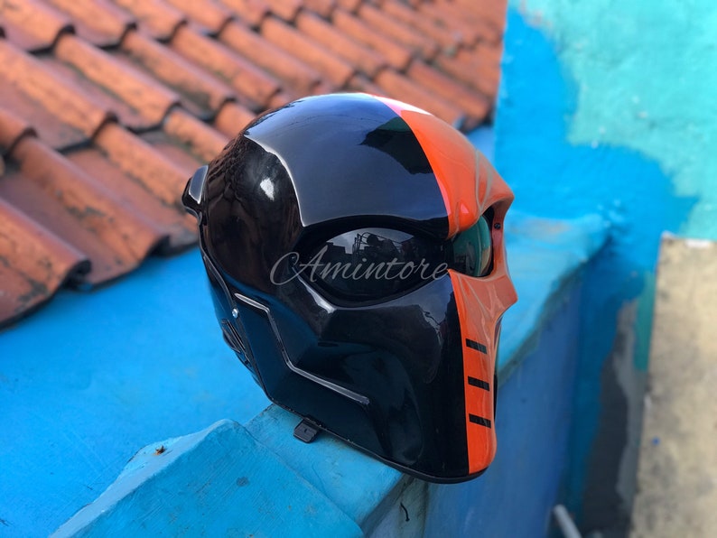 Deathstroke Style A Motorcycle Helmet Custom DOT and ECE - Etsy