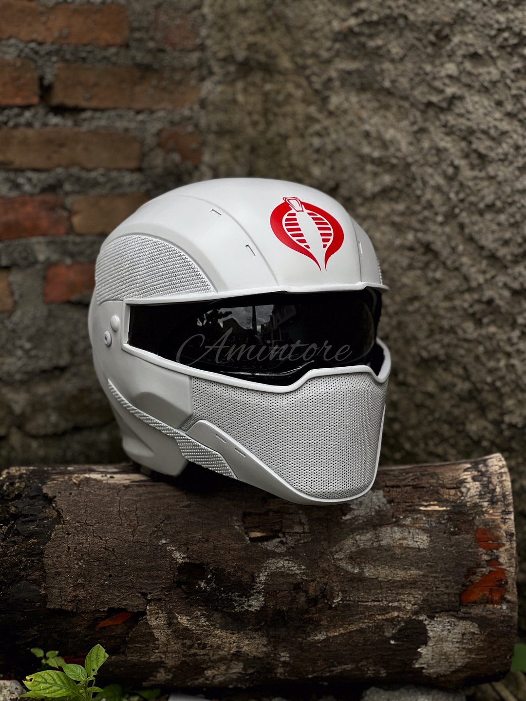 GI Joe Storm Shadow Cobra Motorcycle Helmet Custom DOT and ECE Approved ...