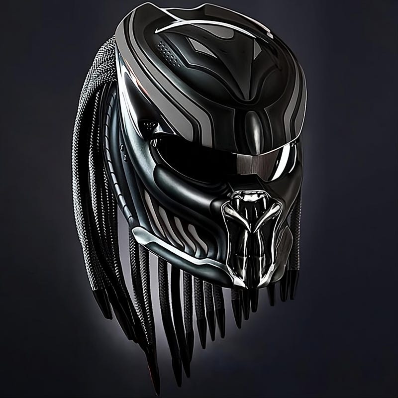 Predator Motorcycle Helmet - Etsy