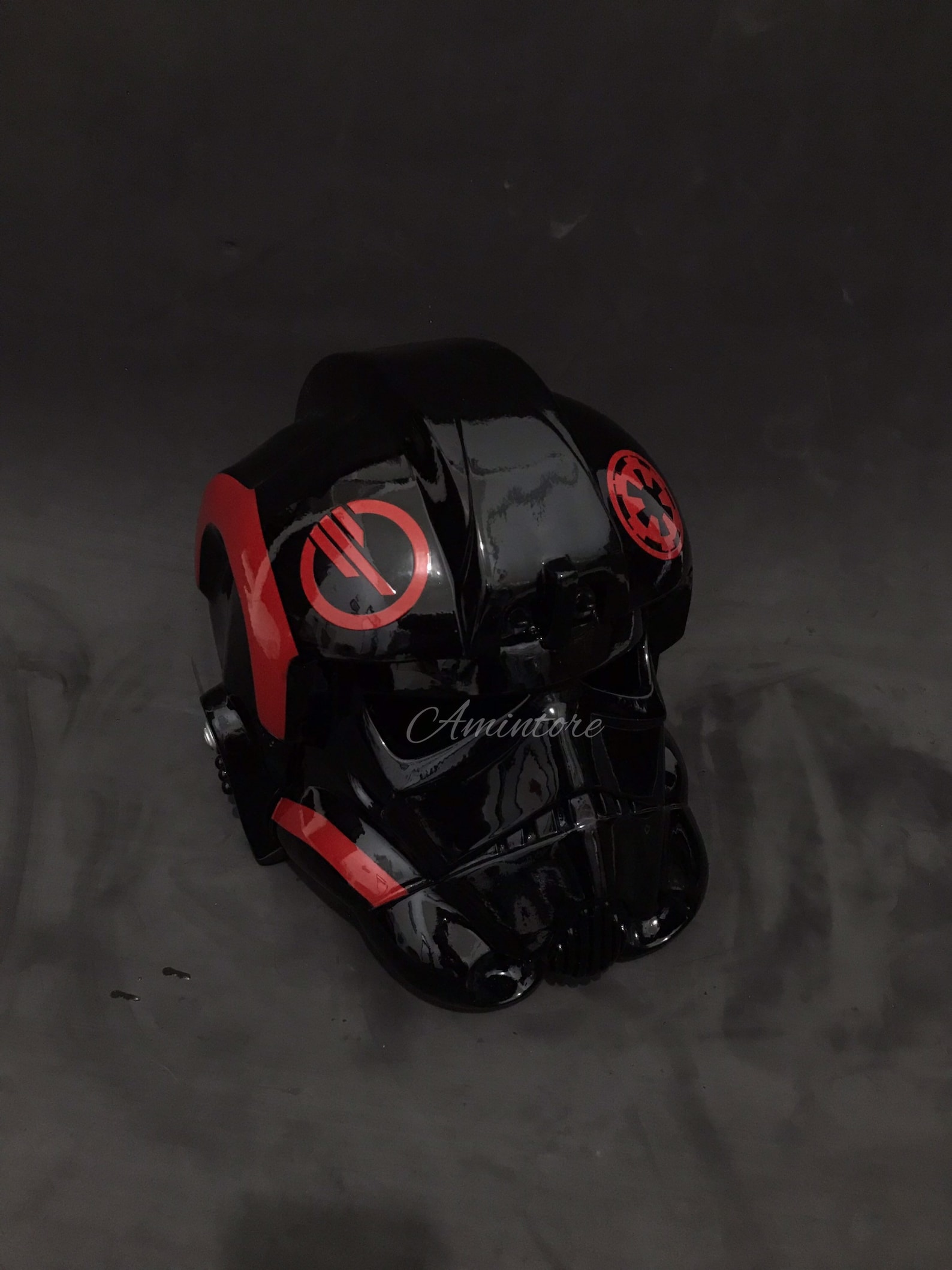 Inferno Squad Tie Fighter Pilot Motorcycle Helmet Custom DOT and ECE ...