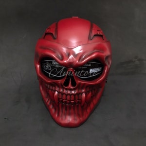 Abaddon Skull Motorcycle Helmet Custom DOT and ECE Approved - Etsy