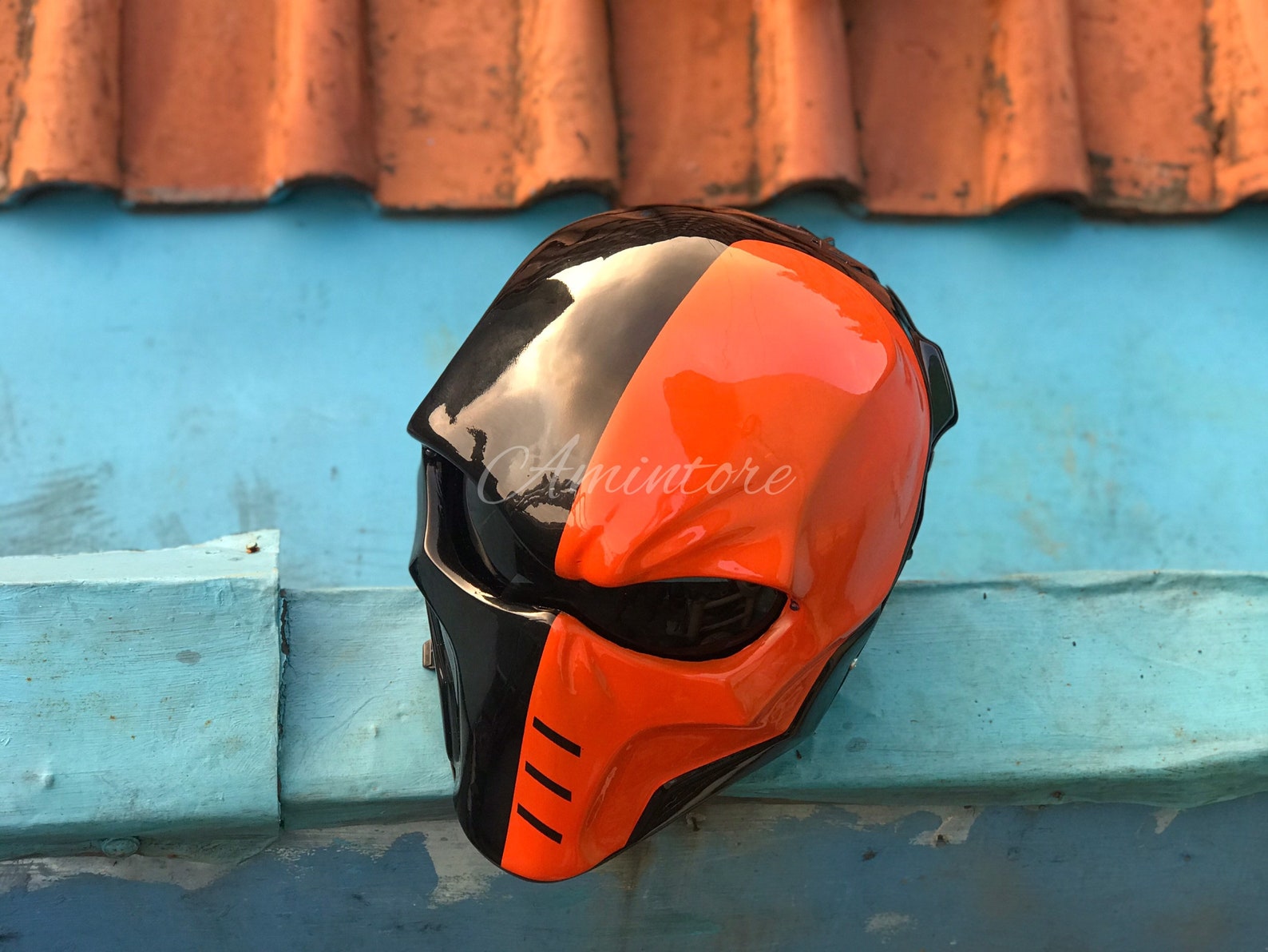 Deathstroke Style A Motorcycle Helmet Custom DOT and ECE - Etsy