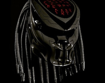 White Color Predator Motorcycle Helmet Custom DOT & ECE Approved - Etsy