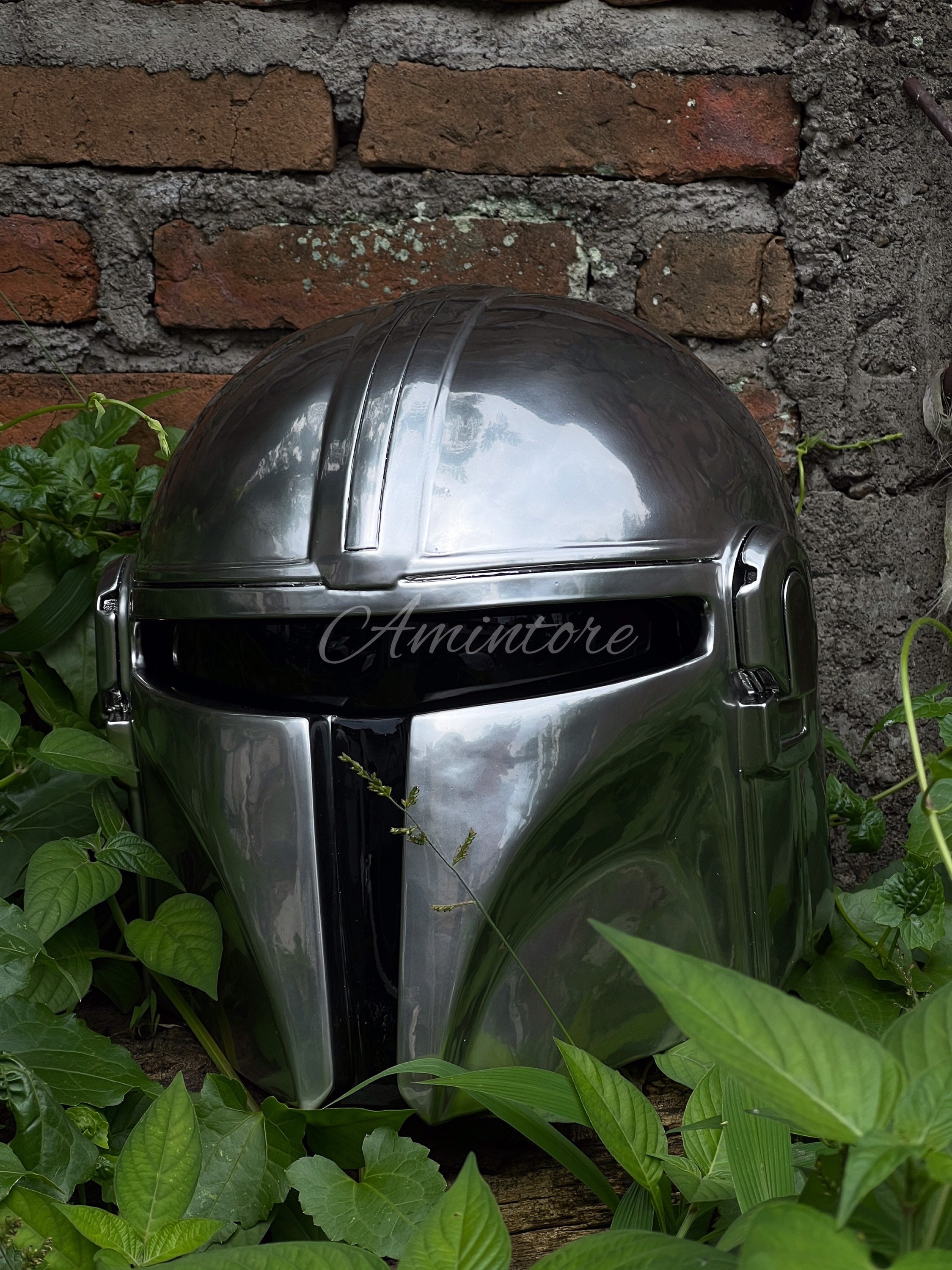 The Mandalorian Din Djarin Motorcycle Helmet Custom DOT and ECE ...