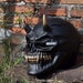 The Black Demon Skull Motorcycle Helmet Custom DOT and ECE Approved - Etsy