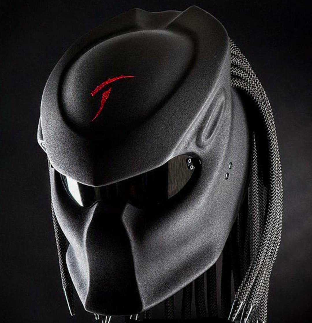 Mark Red Predator Motorcycle Helmet Custom DOT & ECE Approved - Etsy