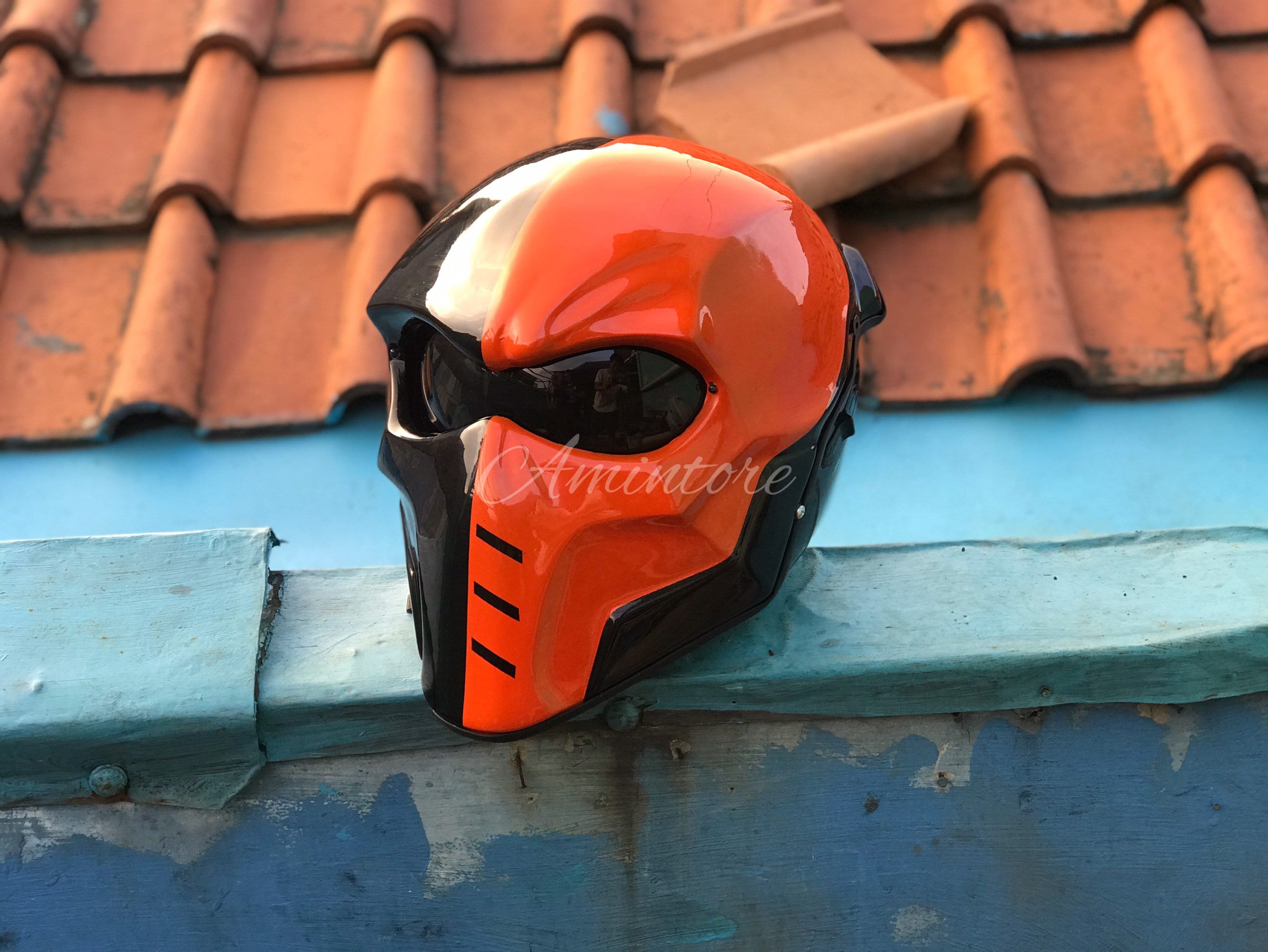 Deathstroke Motorcycle Helmet
