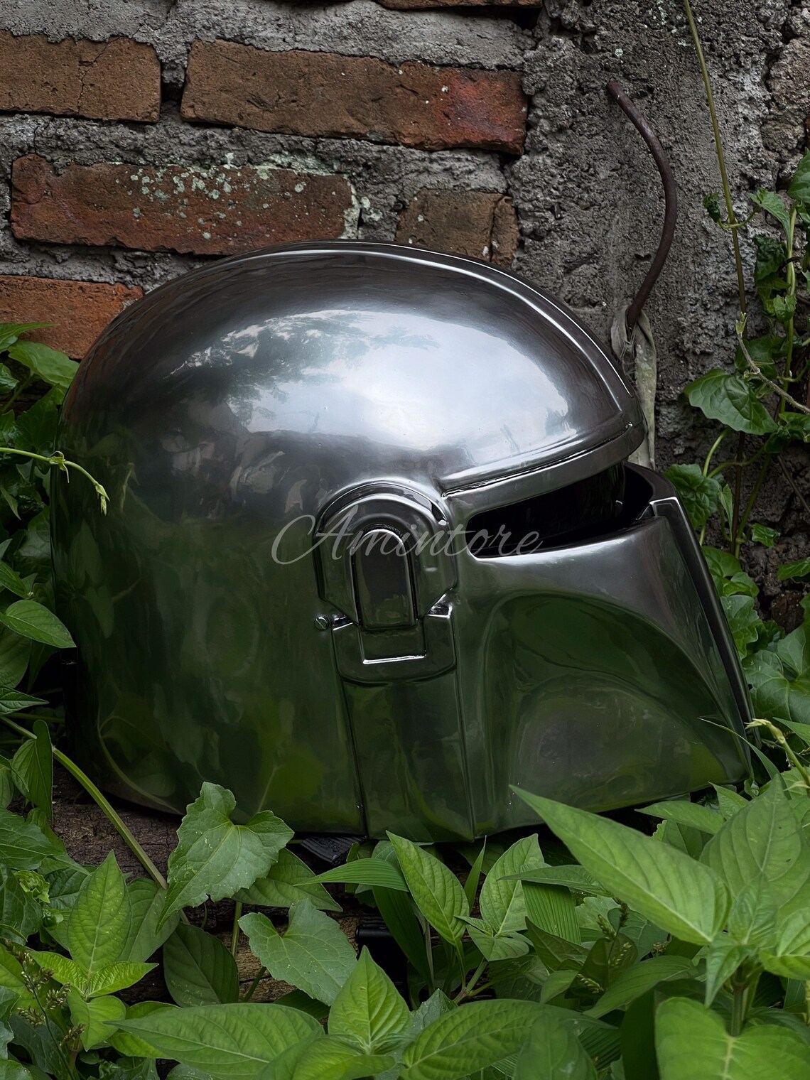 The Mandalorian Din Djarin Motorcycle Helmet Custom DOT and ECE ...