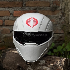 GI Joe Storm Shadow Cobra Motorcycle Helmet Custom DOT and ECE Approved ...