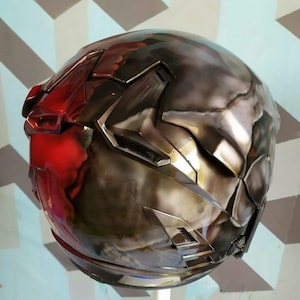 Deathstroke Two Face Motorcycle Helmet Custom DOT and ECE Approved ...