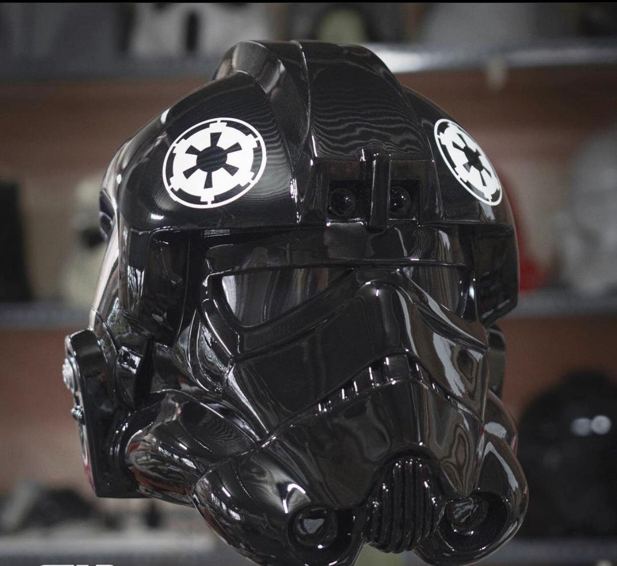 Tie Fighter Pilot Motorcycle Helmet Custom DOT and ECE - Etsy