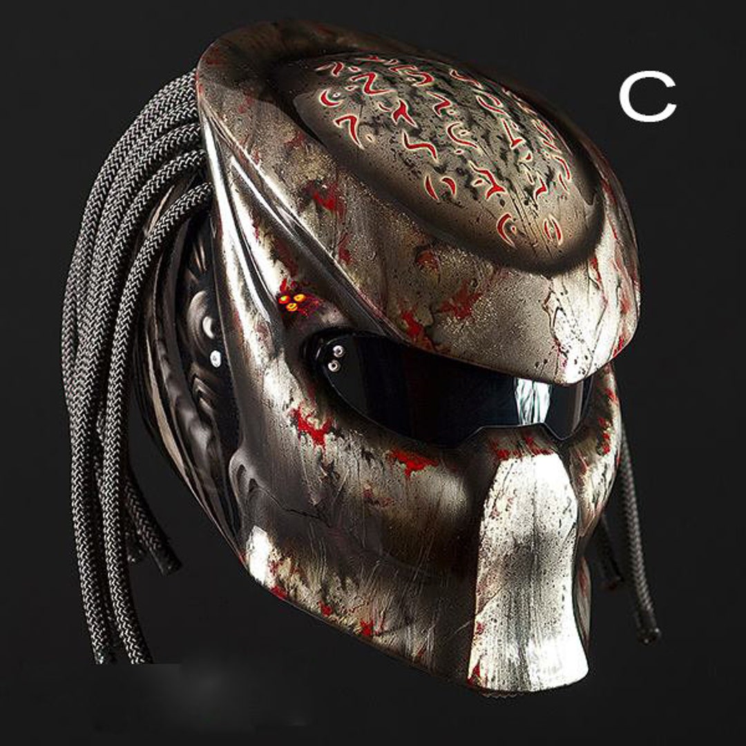 Broken Predator Motorcycle Helmet Custom DOT & ECE Approved - Etsy