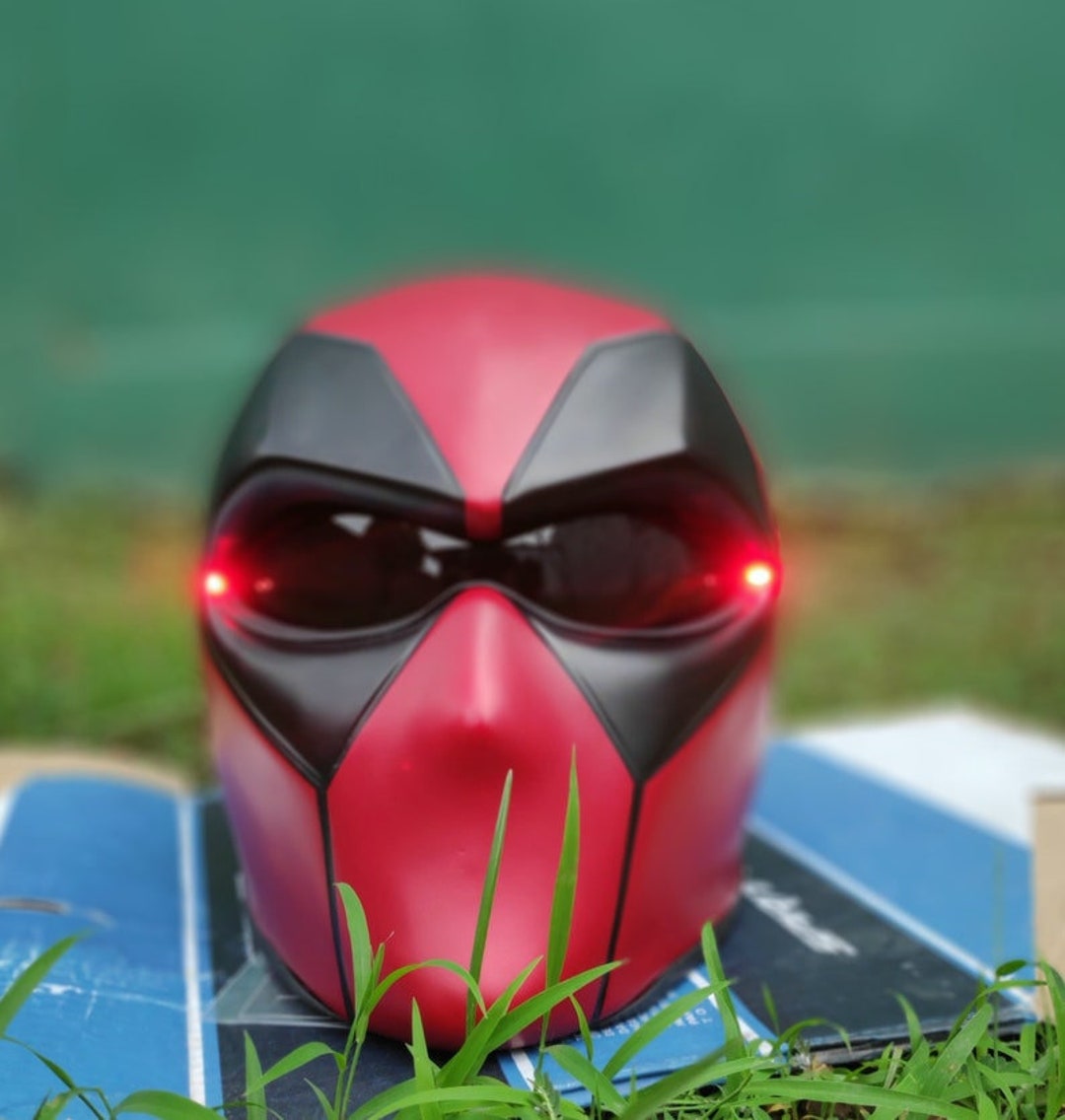 Deadpool Motorcycle Helmet Custom DOT and ECE Approved (matte Color) - Etsy