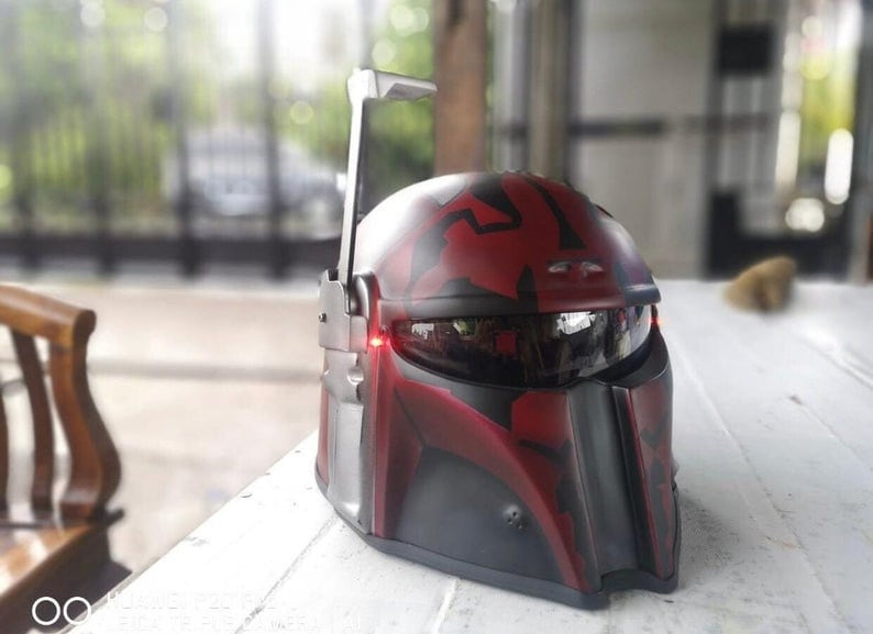 Mandalorian Motorcycle Helmet Custom DOT and ECE Approved | Etsy