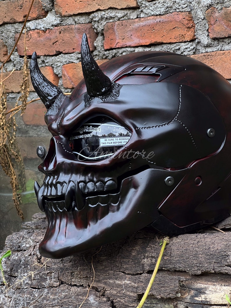 The Witch Skull Motorcycle Helmet Custom DOT and ECE Approved - Etsy