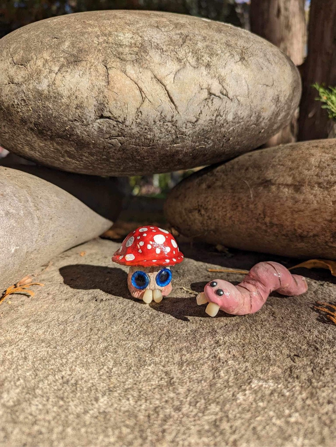 Polymer Clay Worm Sculpture, Sculpted Critter, Oddities, Weird Art ...