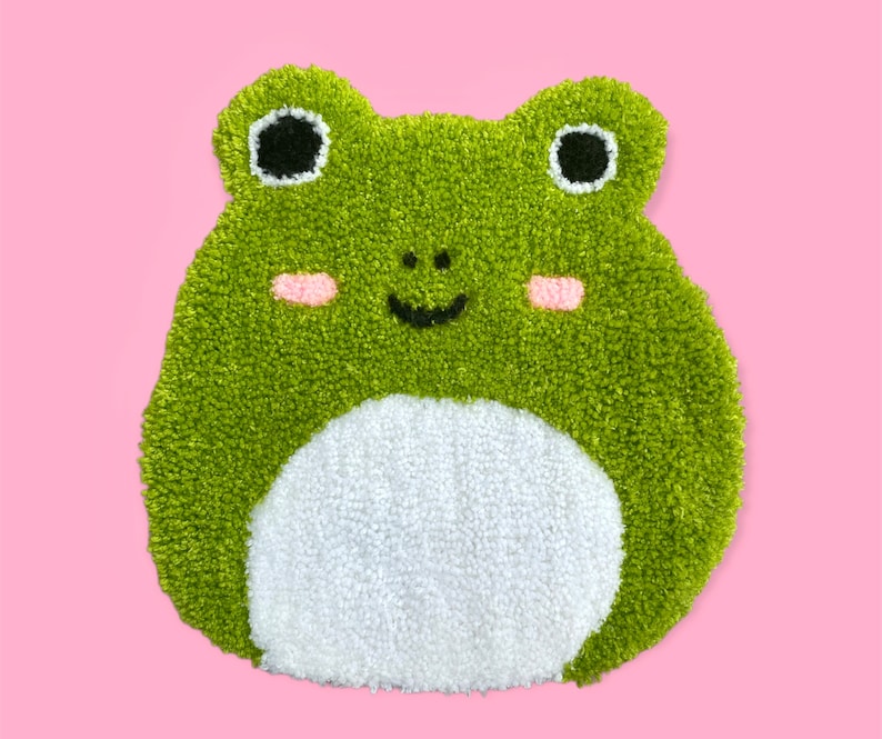 Squishmallow Wendy Frog Rug, Rug Tufting Rug, Frog Rug, Squishmallow ...