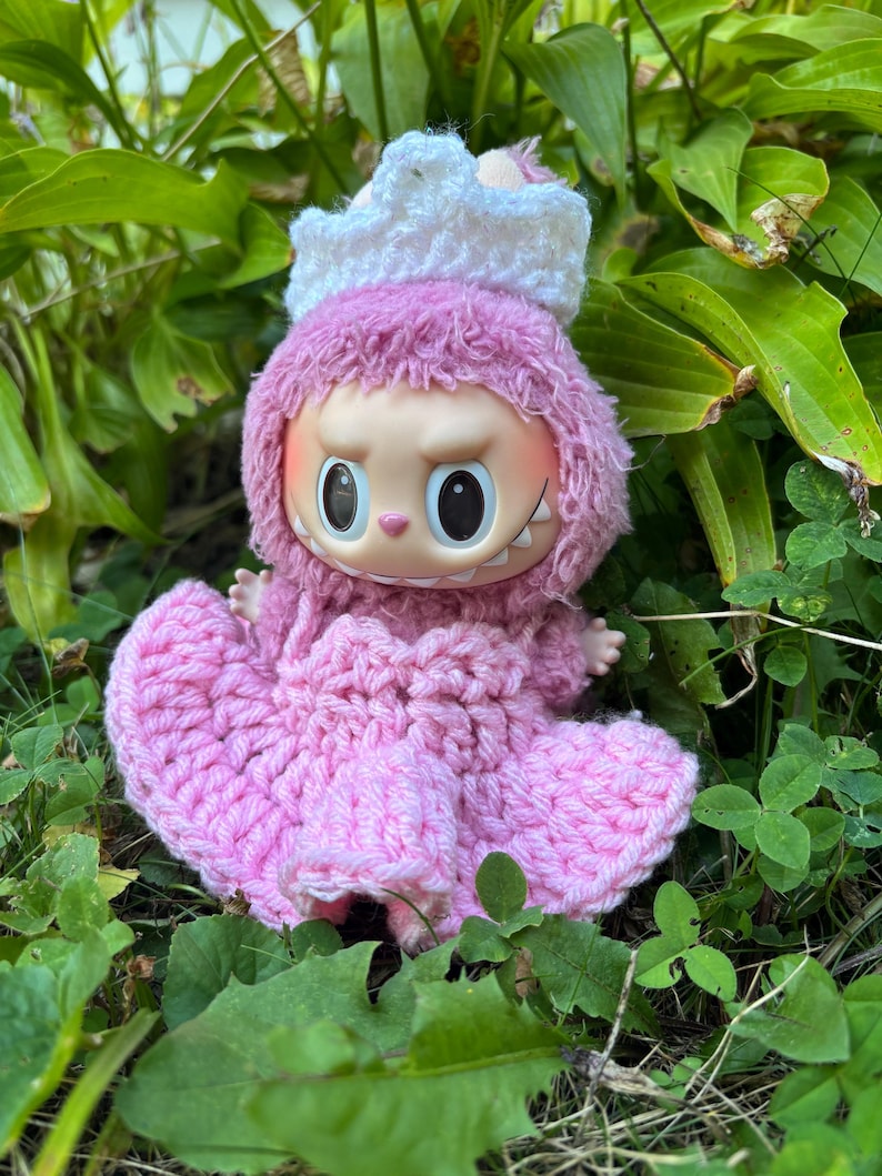 Labubu Crocheted Glinda AND Elphaba Outfits, Wicked Inspired Labubu ...