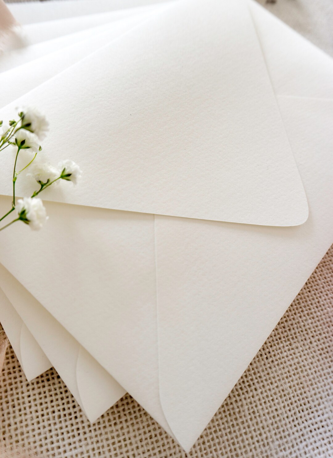 Premium White Matte Envelopes, High Quality Handcrafted White Envelopes ...