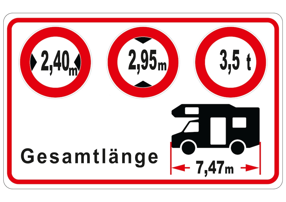 Personalized Motorhome Sticker Width-height-weight | 95 X 60 Mm - Etsy