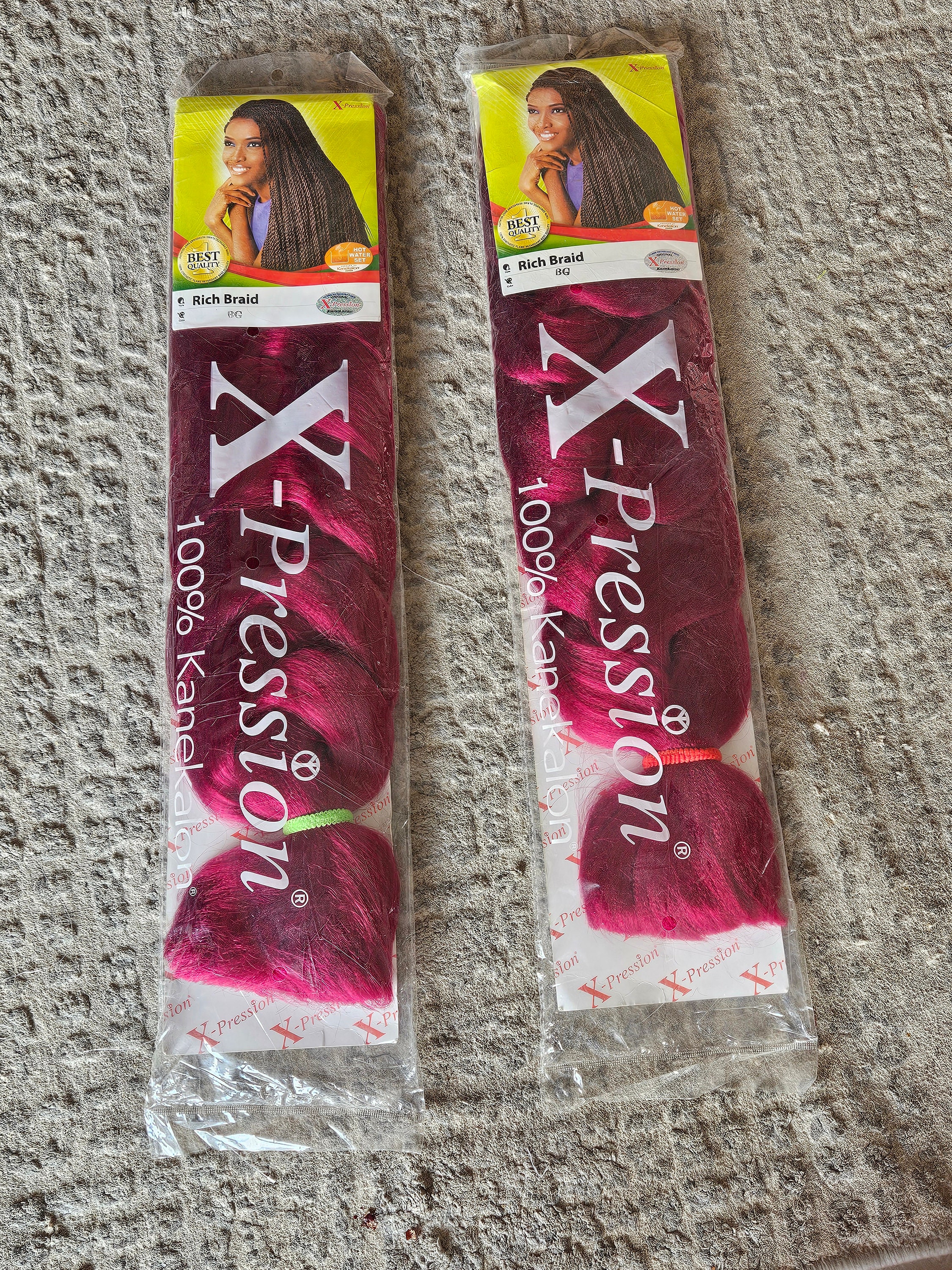 Original X-pression Ultra for Braiding Extensions 100%kanekalon, Pre ...