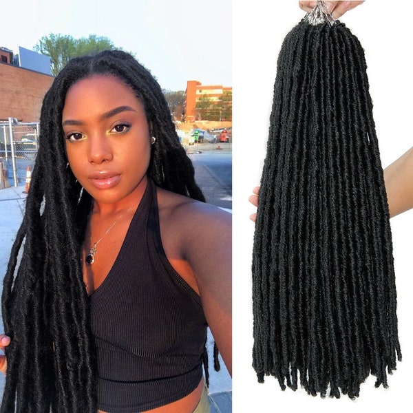 Human Hair Faux Locs - Etsy