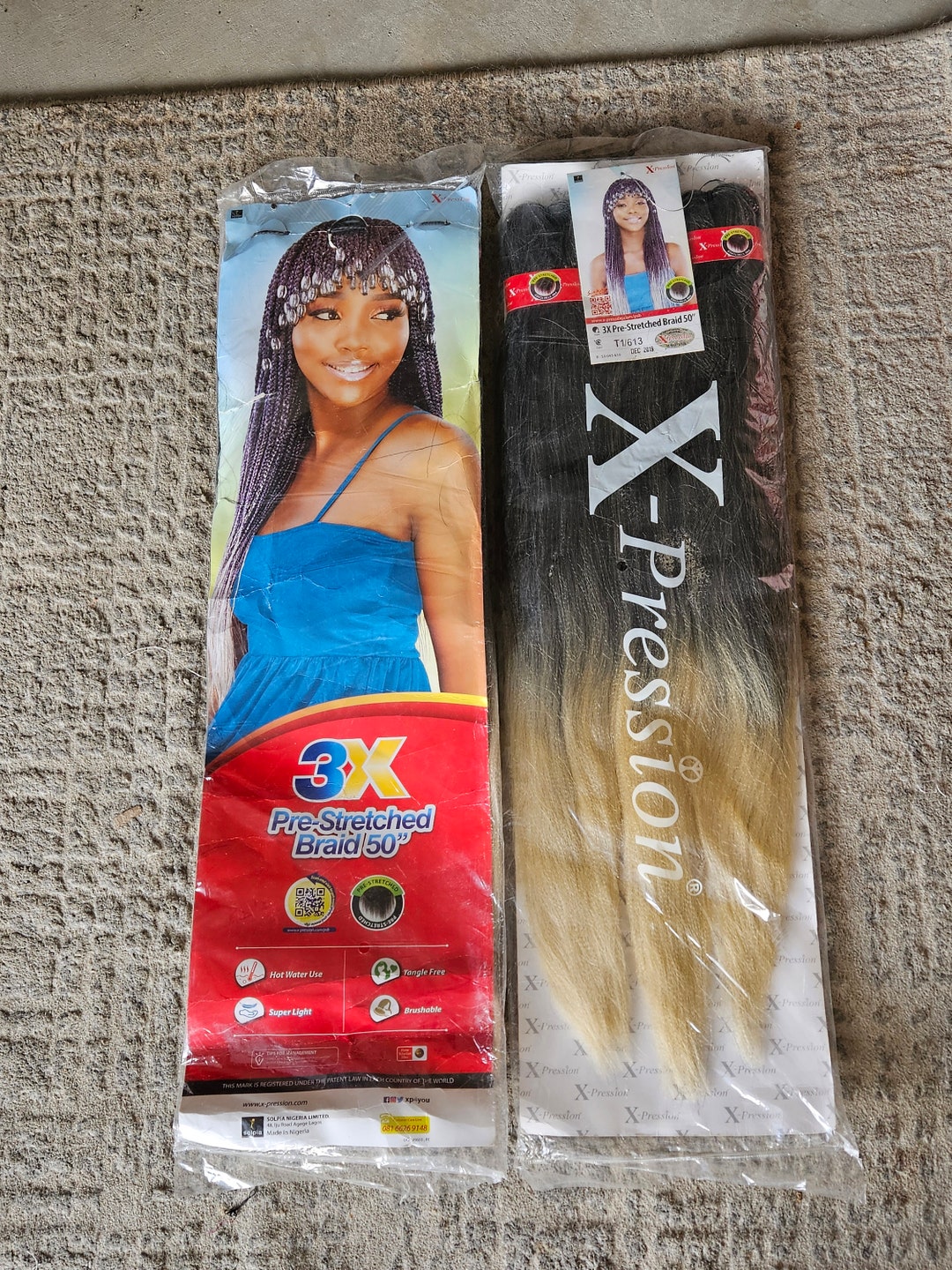 3x Pre-stretches Xpression Extension for Braiding - Etsy
