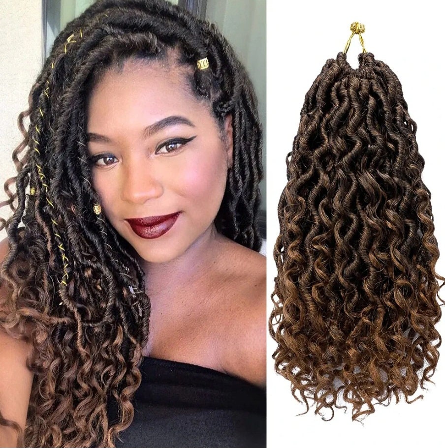 Faux Locs With Curly End Soft Locs and Goddess and Goddess Locs Crochet ...
