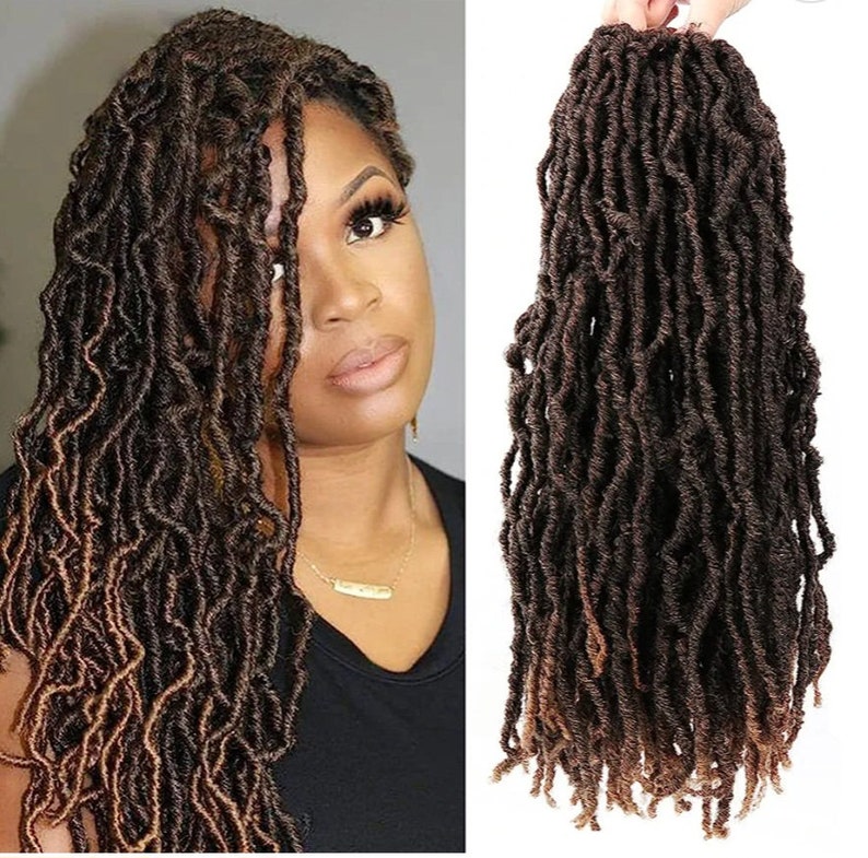 Soft Locs Crochet Hair Faux Goddess Locs 18 and 24 Inch, 20 Strands - Etsy