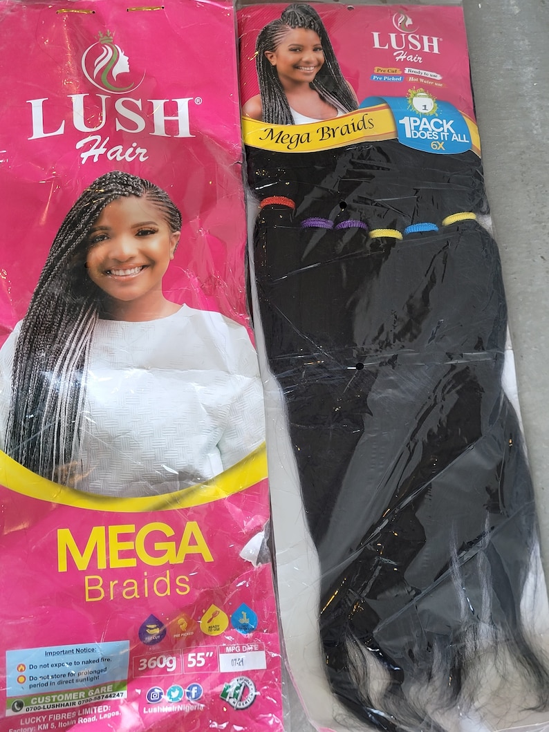 Lush Hair Extra Light and Shiny for Braiding Extensions - Etsy