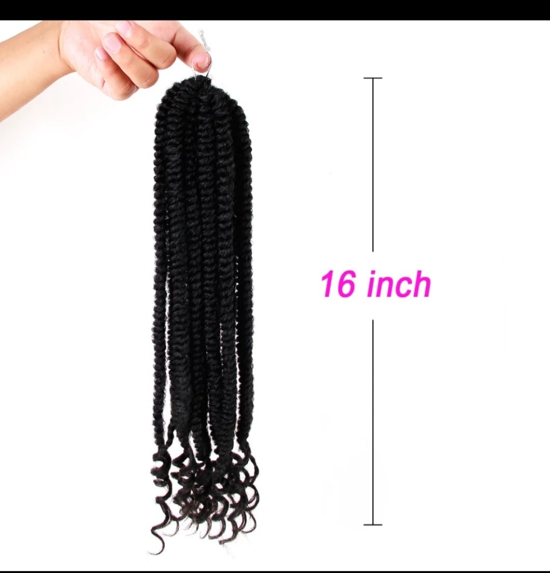 Pre- Looped Braid Crochet Braiding Synthetic Crochet Hair Extension ...