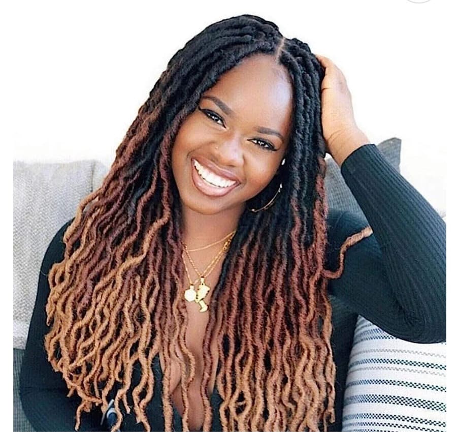 24 Inch Wavy Gypsy Locs Ombre Crochet Hair 6packs - Etsy