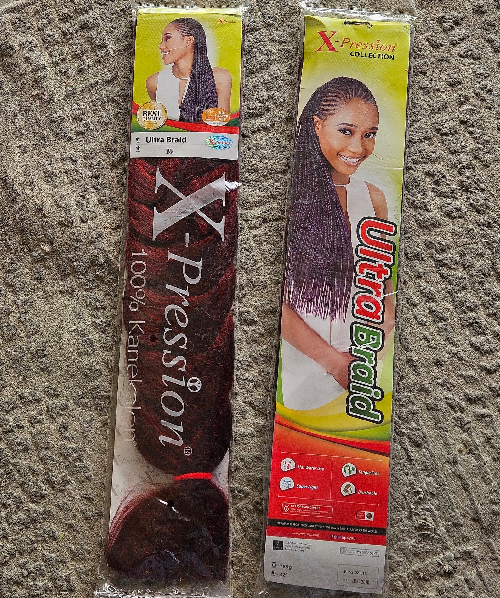 Original X-pression Ultra for Braiding Extensions 100%kanekalon, Pre ...
