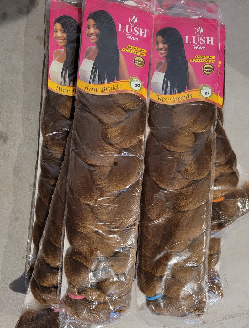 Lush Hair Extra Light and Shiny for Braiding Extensions - Etsy